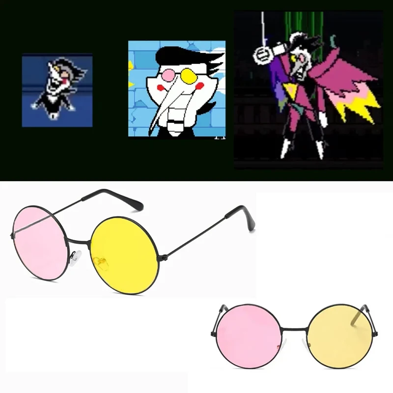 Men-Spamton-Cosplay-Glasses-Boss-Spamton-Cosplay-Mixed-Color-Sunglasses ...