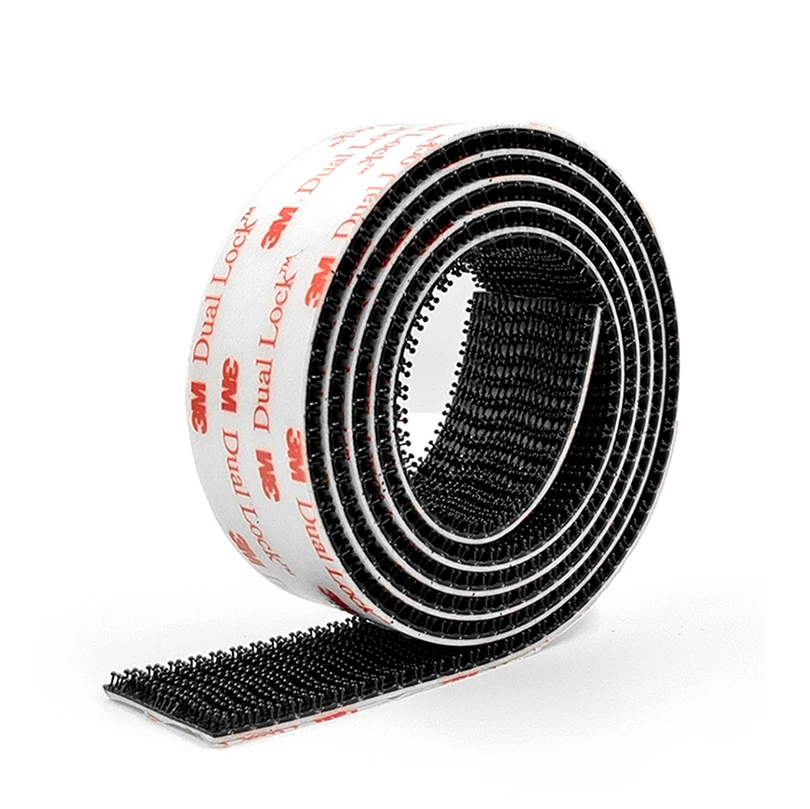Dual-Lock-Reclosable-Fastener-SJ3550-Black-Mushroom-Fastener-with-White ...