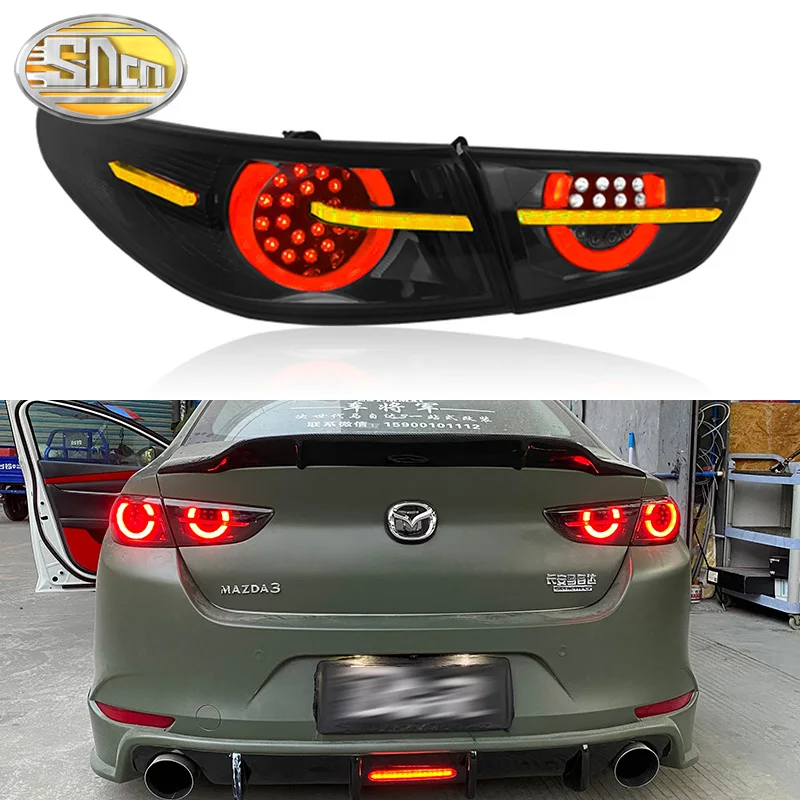Car-LED-Tail-Light-Taillight-For-Mazda-3-2019-2021-Sedan-Rear-Running ...