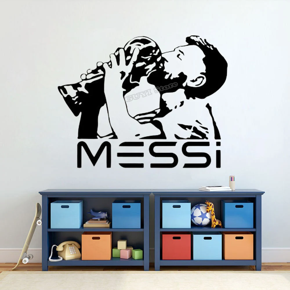 Messi-Wall-Decal-Vinyl-Sticker-World-Cup-Football-Soccer-Wall-Sticker ...