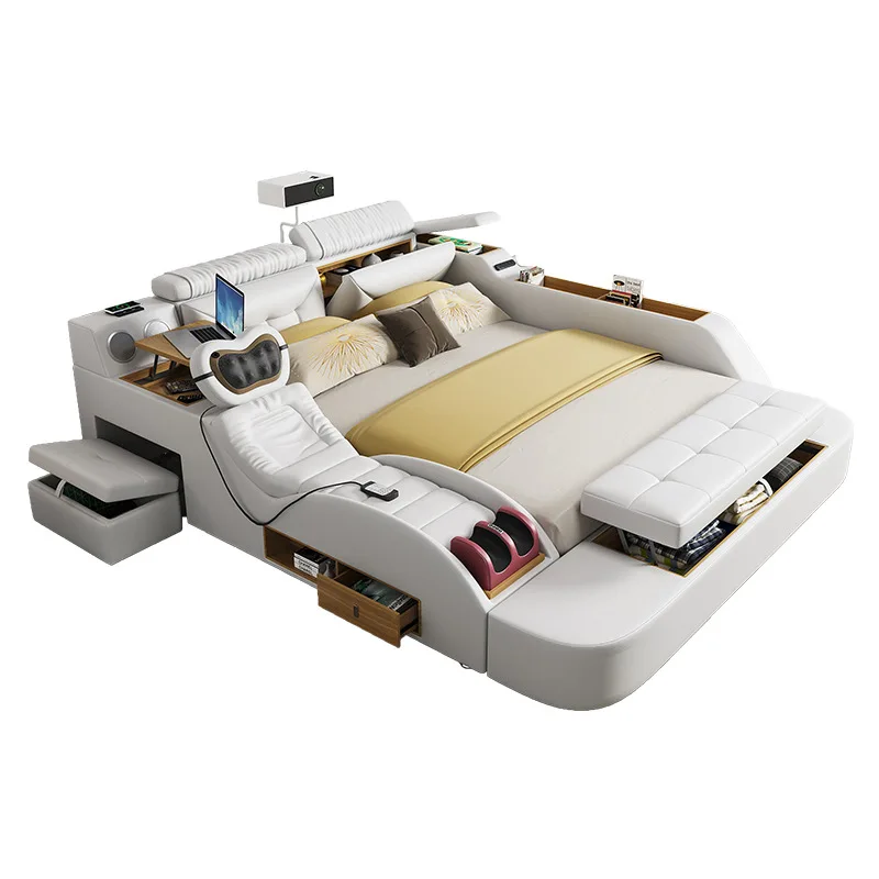 Linlamlim-Modern-MULTIFUNCTIONAL-Tech-SMART-BED-2-People-FUTURISTIC-FURNITURE-Ultimate-Massage ...