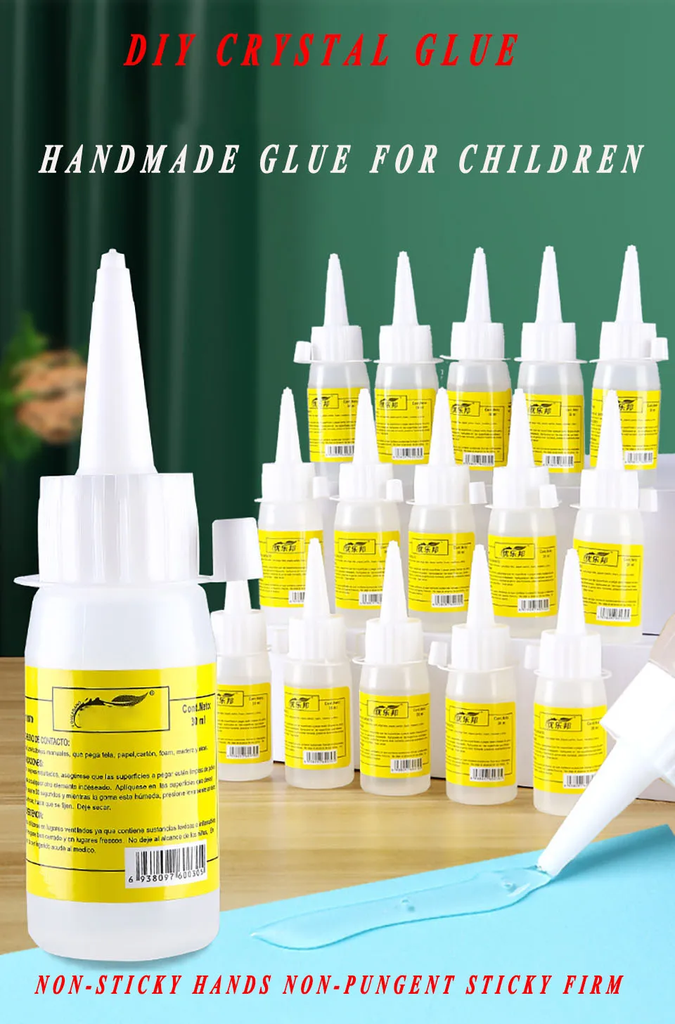 Handmade-glue-non-woven-alcohol-glue-transparent-soft-glue-Strong-model ...
