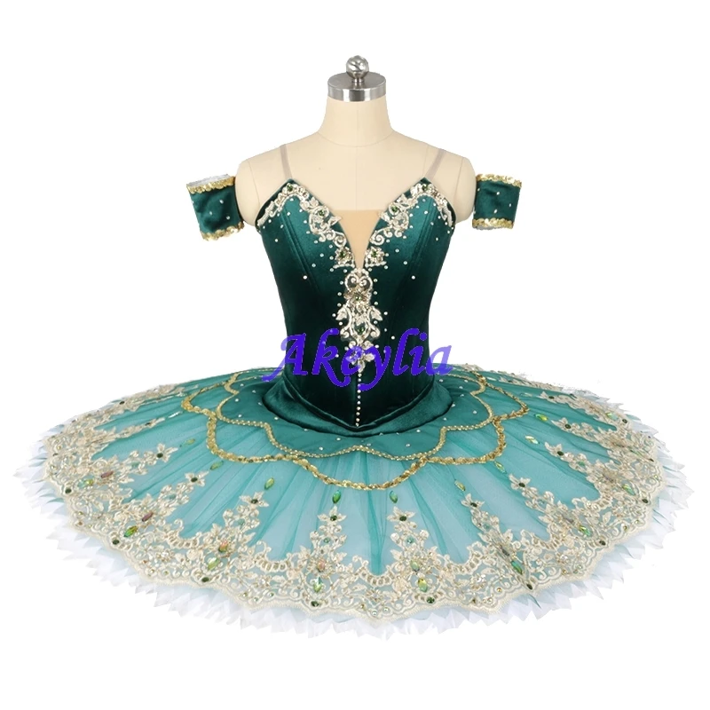 La-Esmeralda-Ballet-TUTU-Competition-Costume-Green-gold-Girls ...