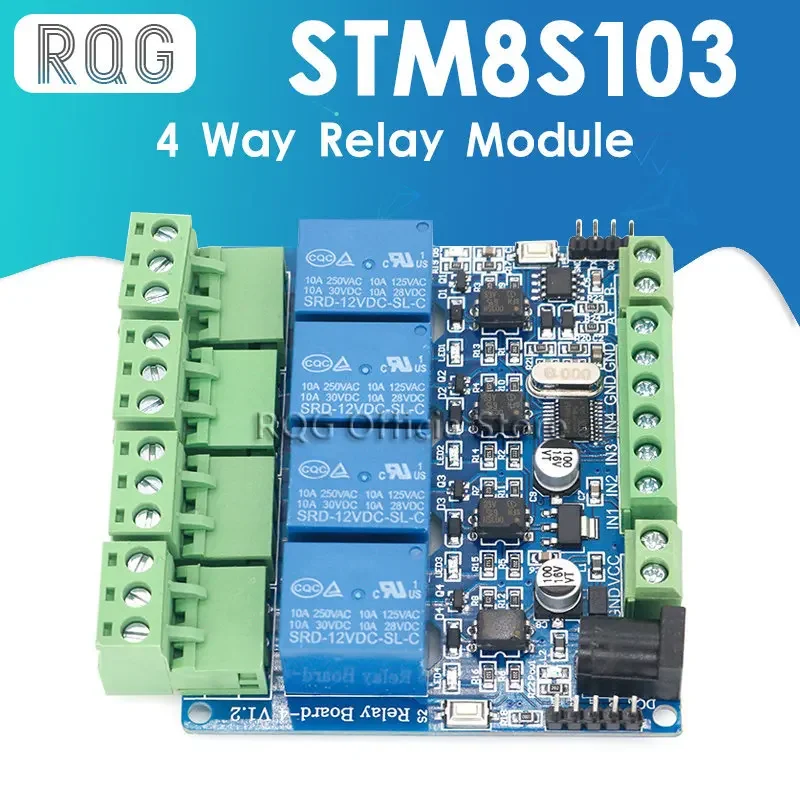 Modbus-RTU-4-Way-Relay-Module-DIY-STM8S103-System-4-Road-Input-485-Communication.jpg