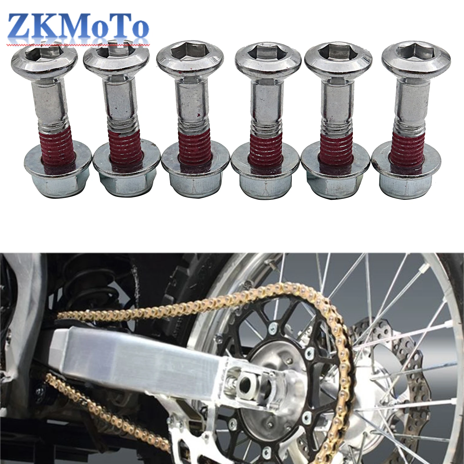 Motorrad-Japan-Offroad-M8-Universal-Kettenrad-schrauben-verzinkte ...