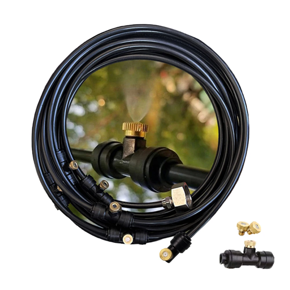 Fog-Watering-Irrigation-System-8-26M-PE-Hose-Misting-Cooling-Garden ...