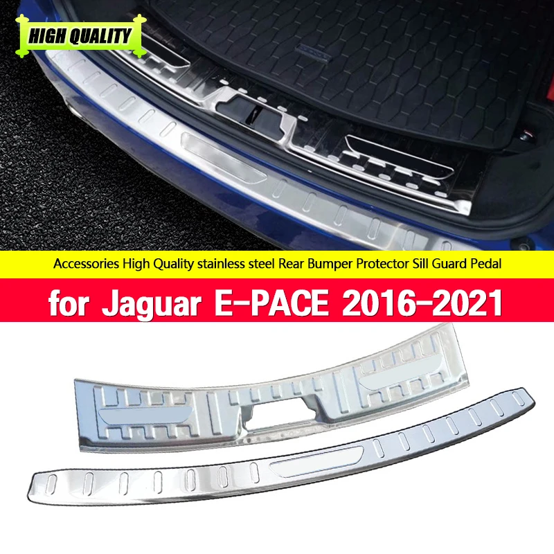Stainless Steel Inside and External Rear Bumper Protector Sill Trunk ...