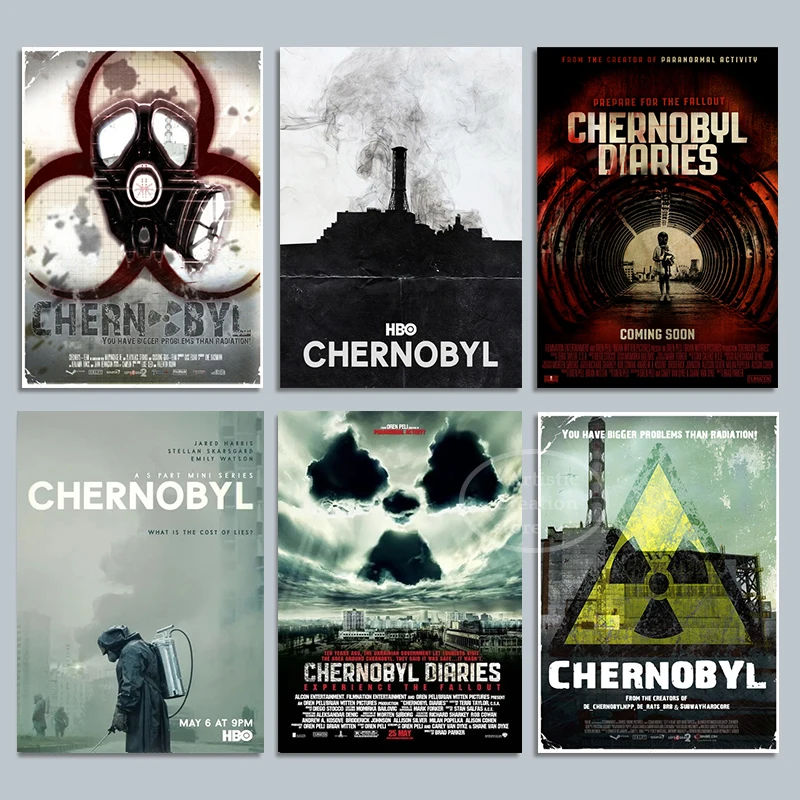 Chernobyl-Movie-Artwork-Print-Art-Canvas-Poster-For-Living-Room-Decor ...