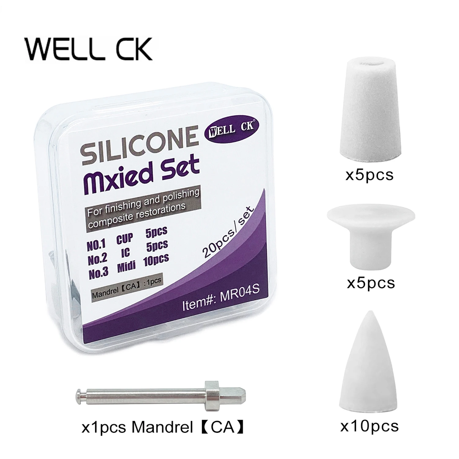 Well-CK-pulidor-de-acabado-compuesto-Dental-cabezal-de-pulido-de-part ...