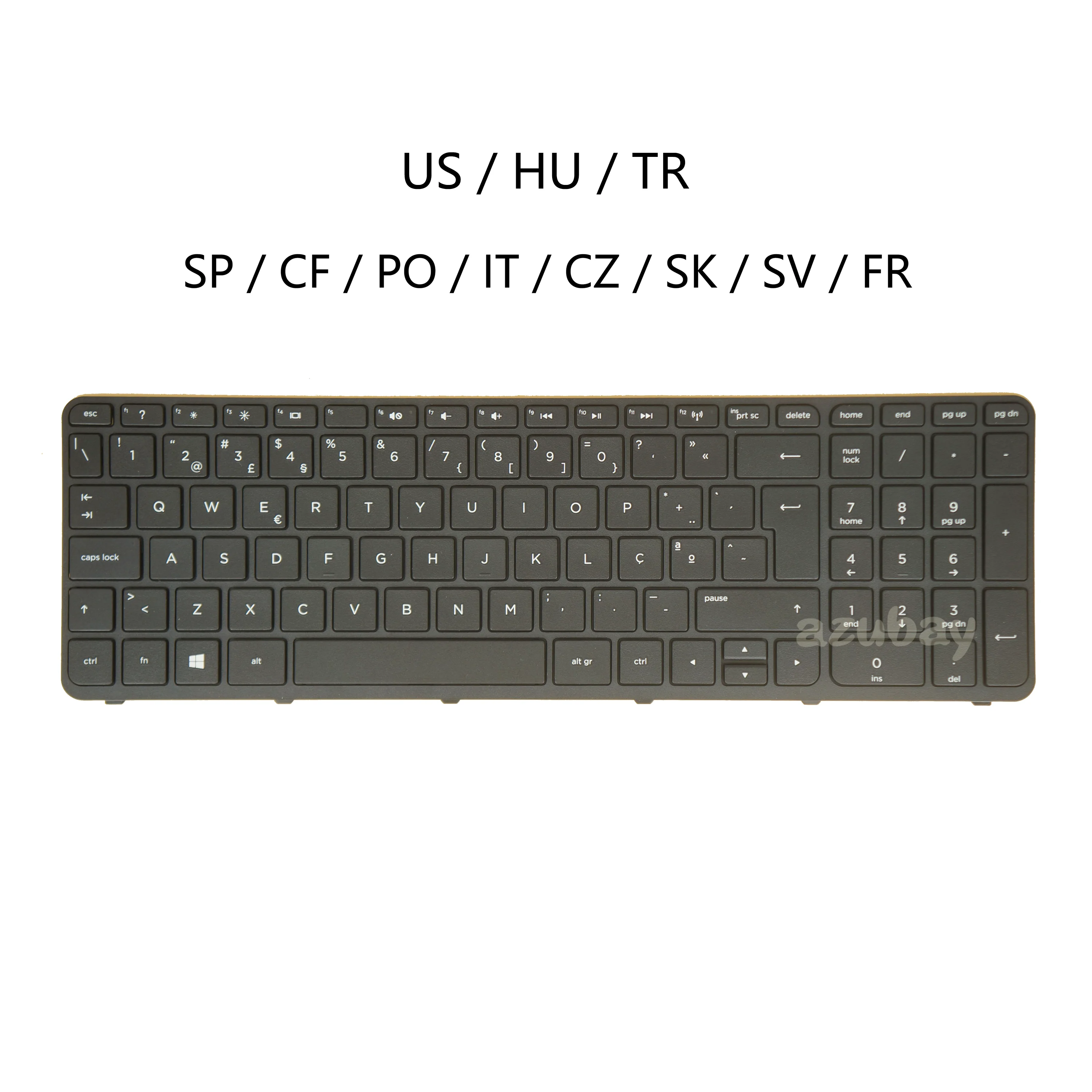 Keyboard For HP V140502AK1 R65, 708168 710248 719853 720597 747140 ...