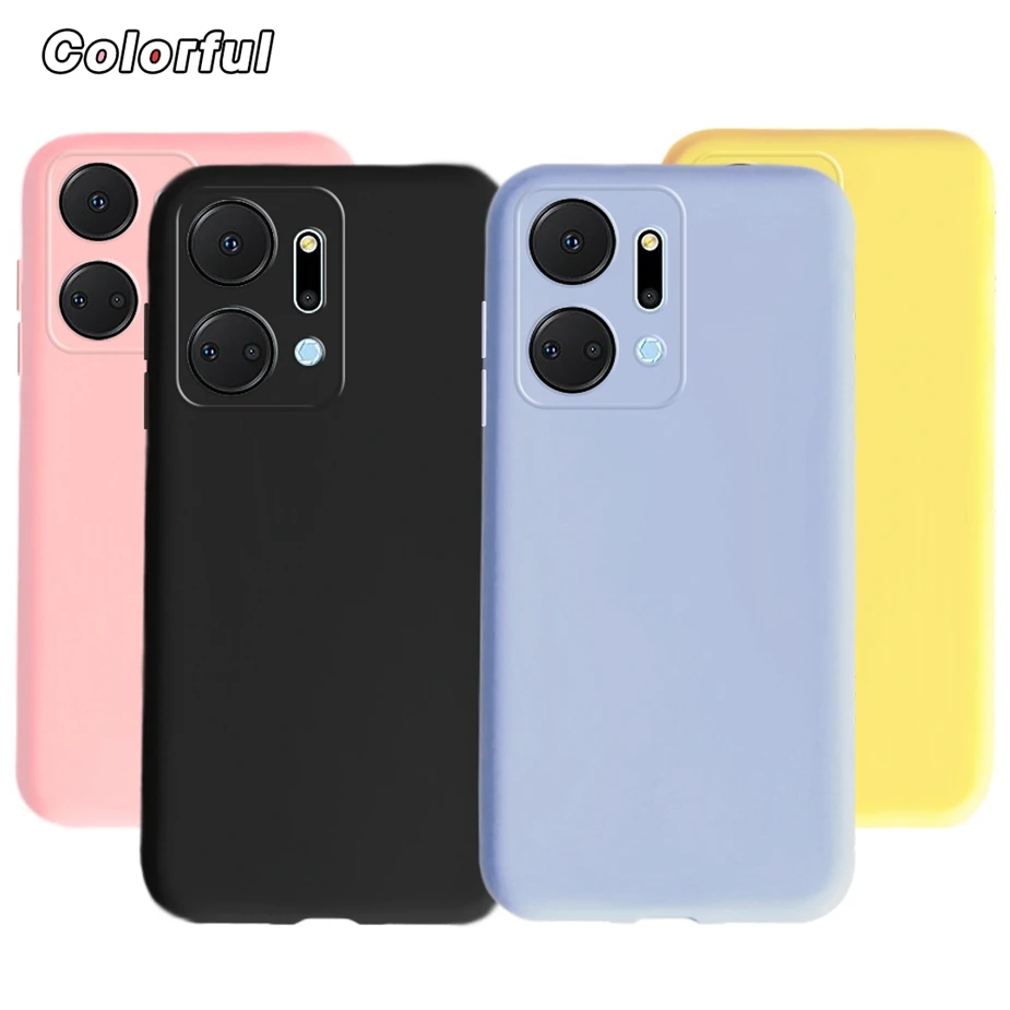 For-Honor-X7a-Case-Cute-Candy-Color-Back-Cover-Silicone-Soft-TPU ...