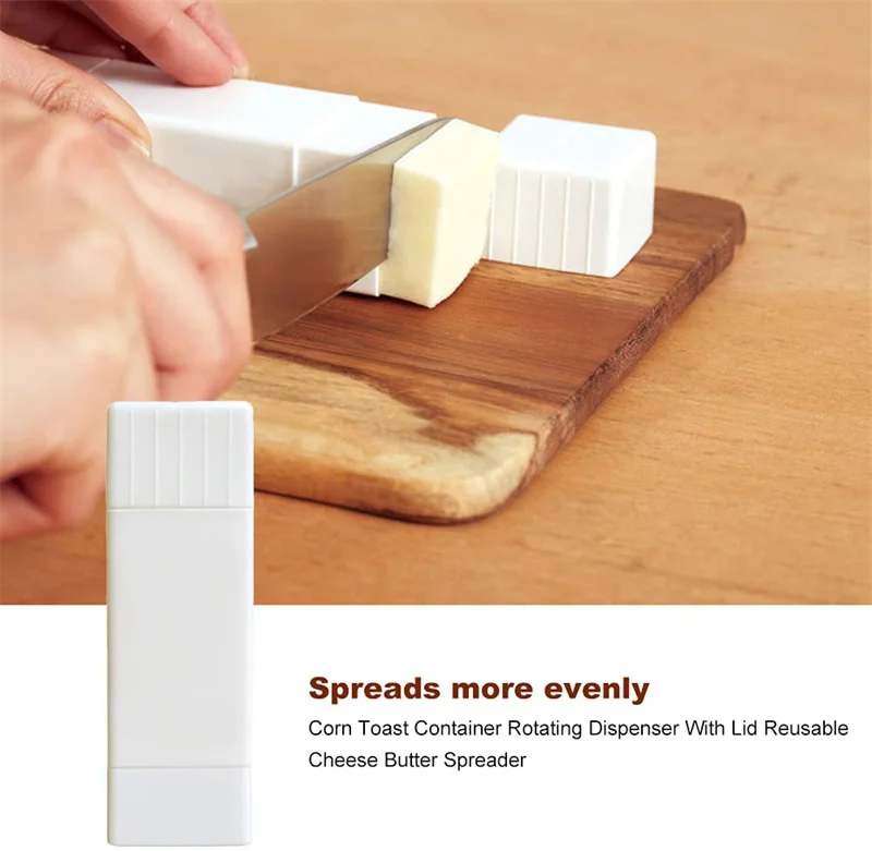 Handy Solid Butter Spreader Holder Sticks Butter Storage Box Cheese Ke ...