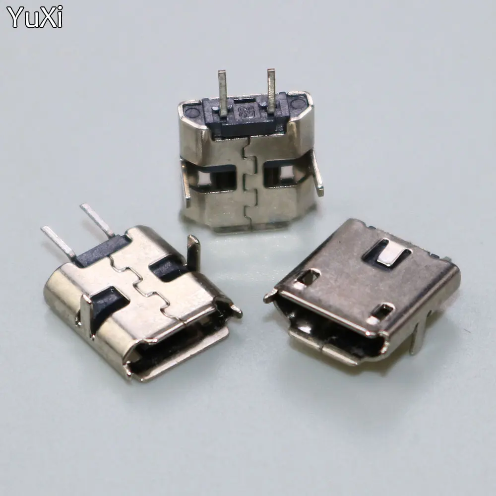 YuXi-10Pcs-Tablet-PC-PAD-Charge-Socket-2pin-Mini-Micro-USB-Female-Jack ...