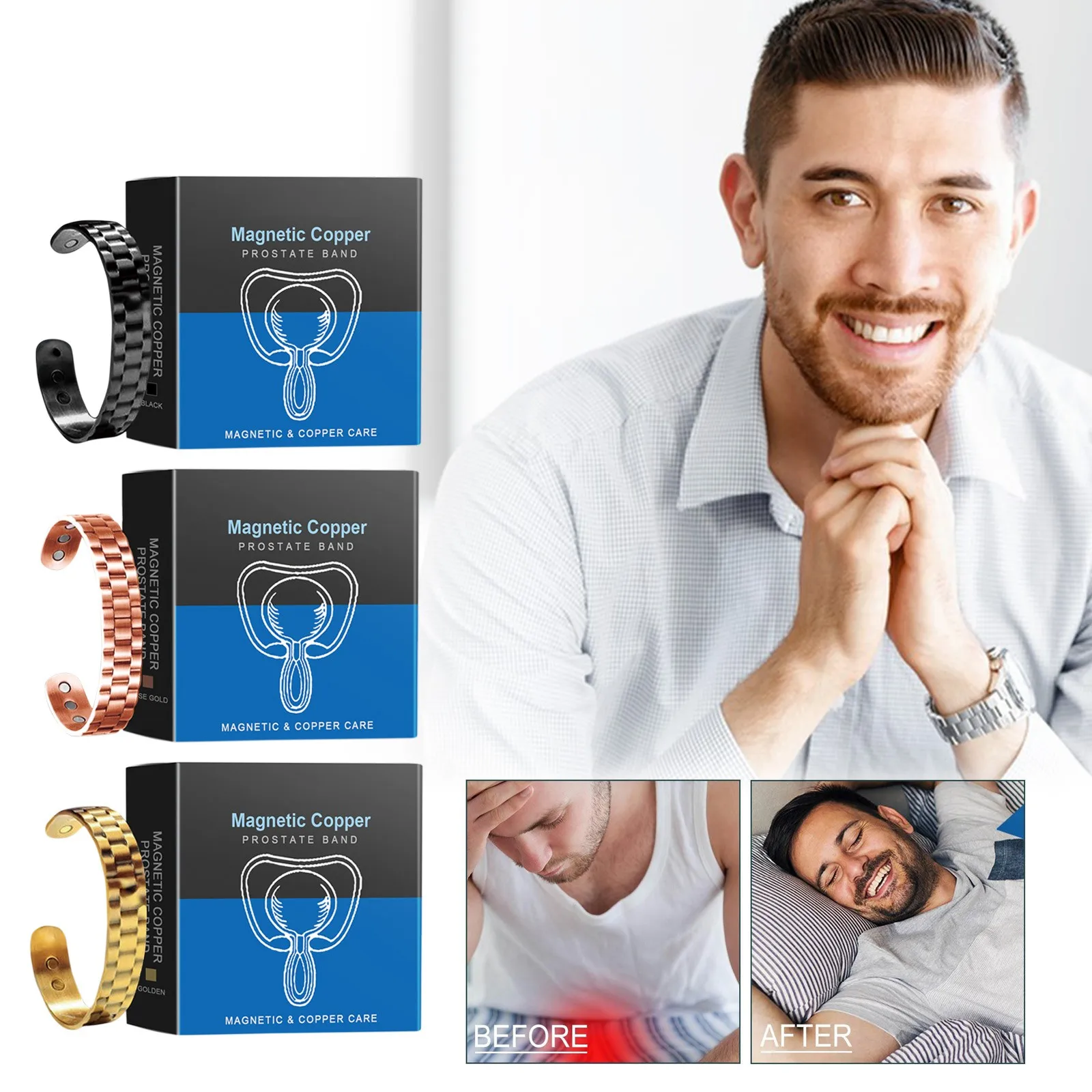 Magnetic-Copper-Prostate-Strap-Magnetic-Copper-Prostate-Band-Improves ...