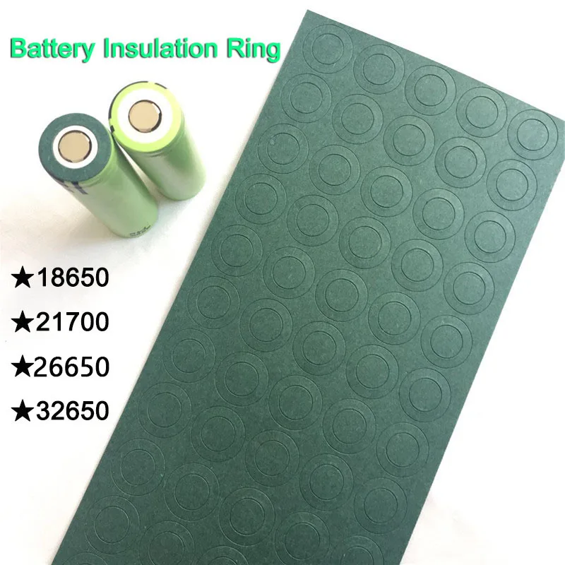 100pcs-lot-Battery-Insulation-Rings-18650-21700-26650-32650-1S-Positive ...