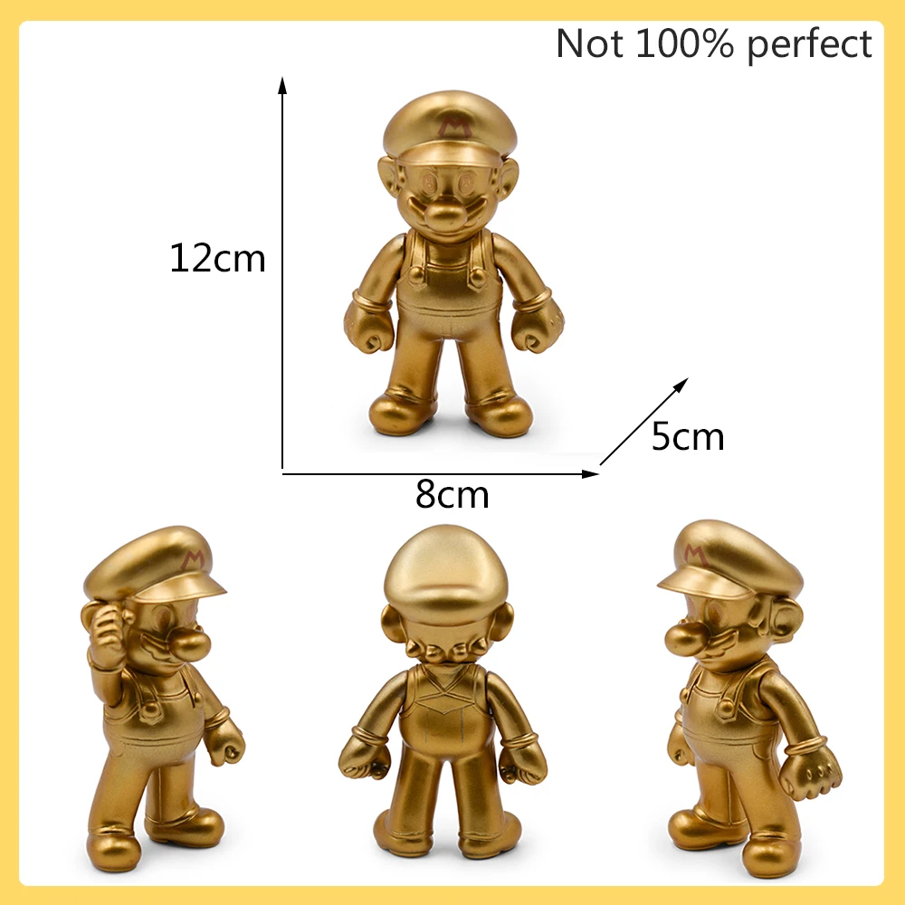 Figura de acción de Super Mario Bros Luigi, modelo de juguete de Bowser ...