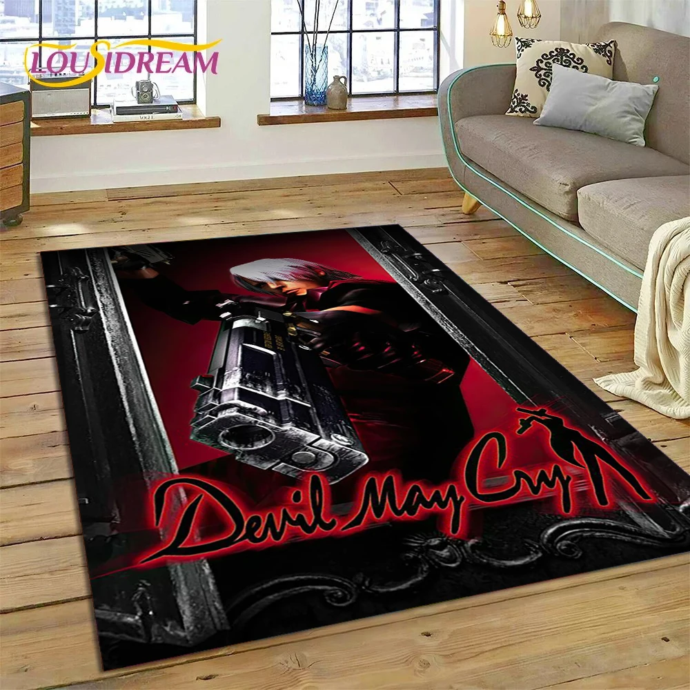 DMC Game 3D D-Devil May Cry cartoon Rug Carpet for Living Room Bedroom ...