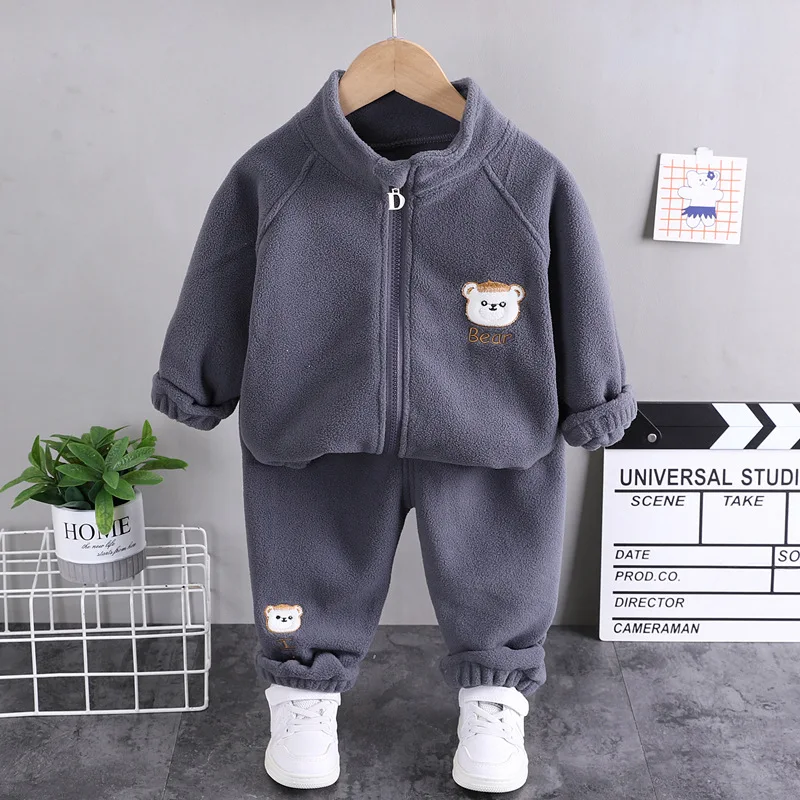 Newborn-Baby-Kids-Tracksuits-Long-Sleeve-Plush-Clothing-Keep-Warm-Coat ...