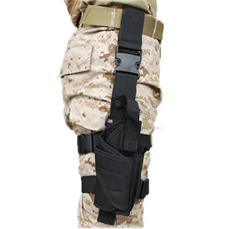 Tactical Gear Tactical Drop Leg Holster Right Hand - Adjustable Thigh ...