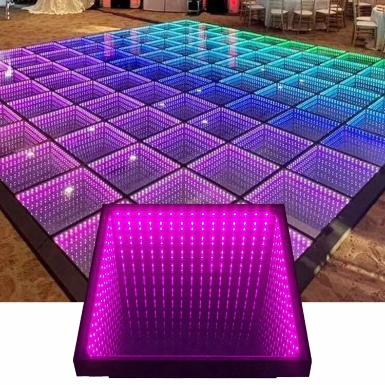 RGB-Led-Dance-Floor-Wedding-Portable-3d-Infinity-Mirror-Light-Led-Dance ...