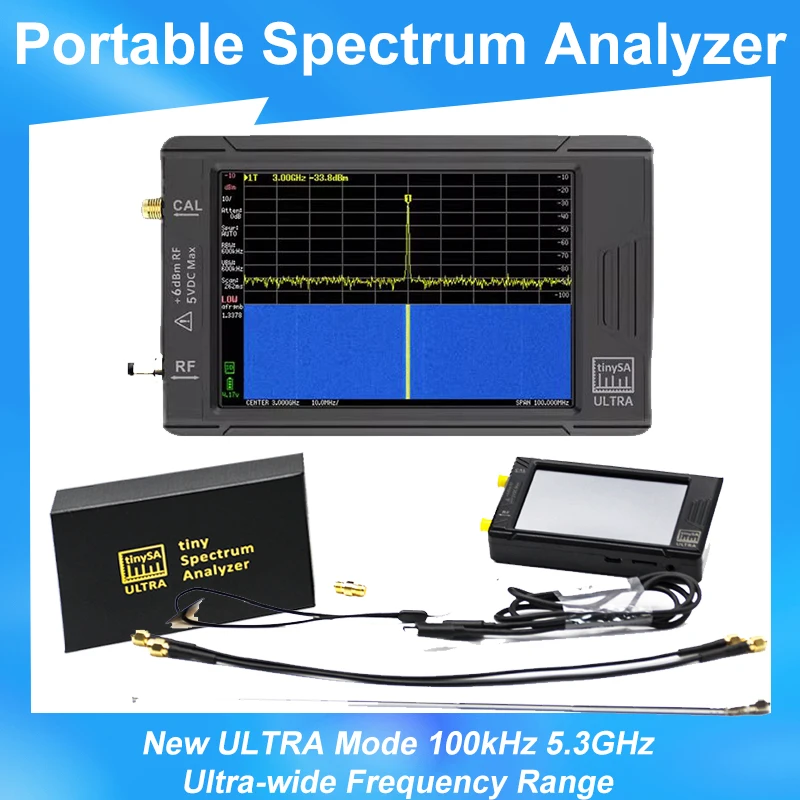 Original-Tinysa-Ultra-Handheld-Spectrum-Analyzer-100-K-5-3GHz-Tiny ...