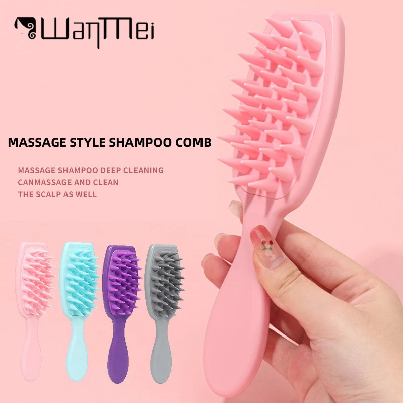 Long-handled-Hair-Washing-Comb-Silicone-Hair-Washing-Head-Scalp-Massage ...
