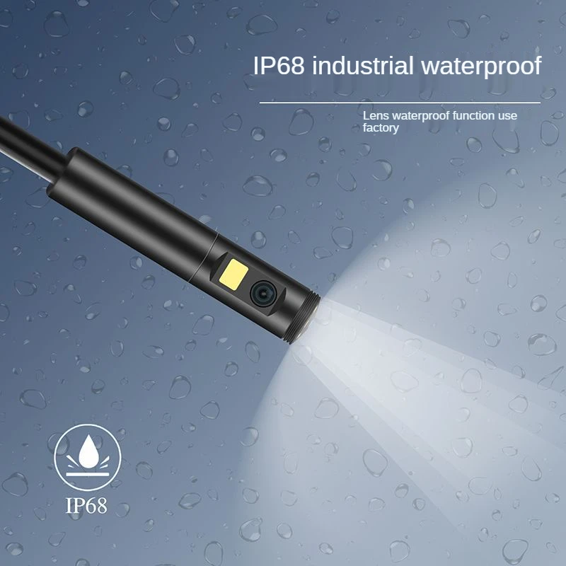 Hd 1080p 8mm Dual Lens Endoscope Camera 9 Leds Soft Wire Usb Type-c Pc ...