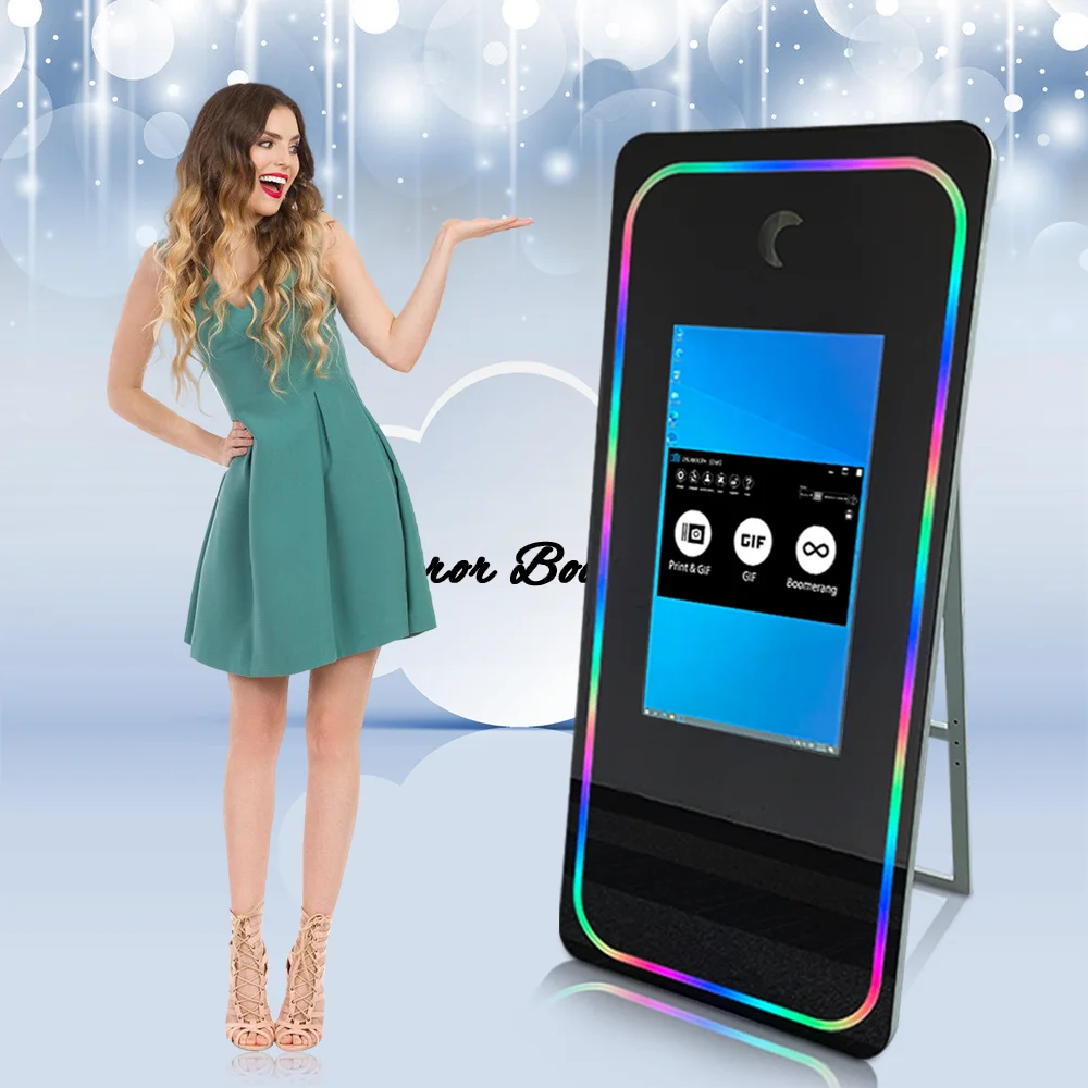 Portable Magic Mirror Photo Booth 40in 65in Magic Mirrors Photo Booth ...