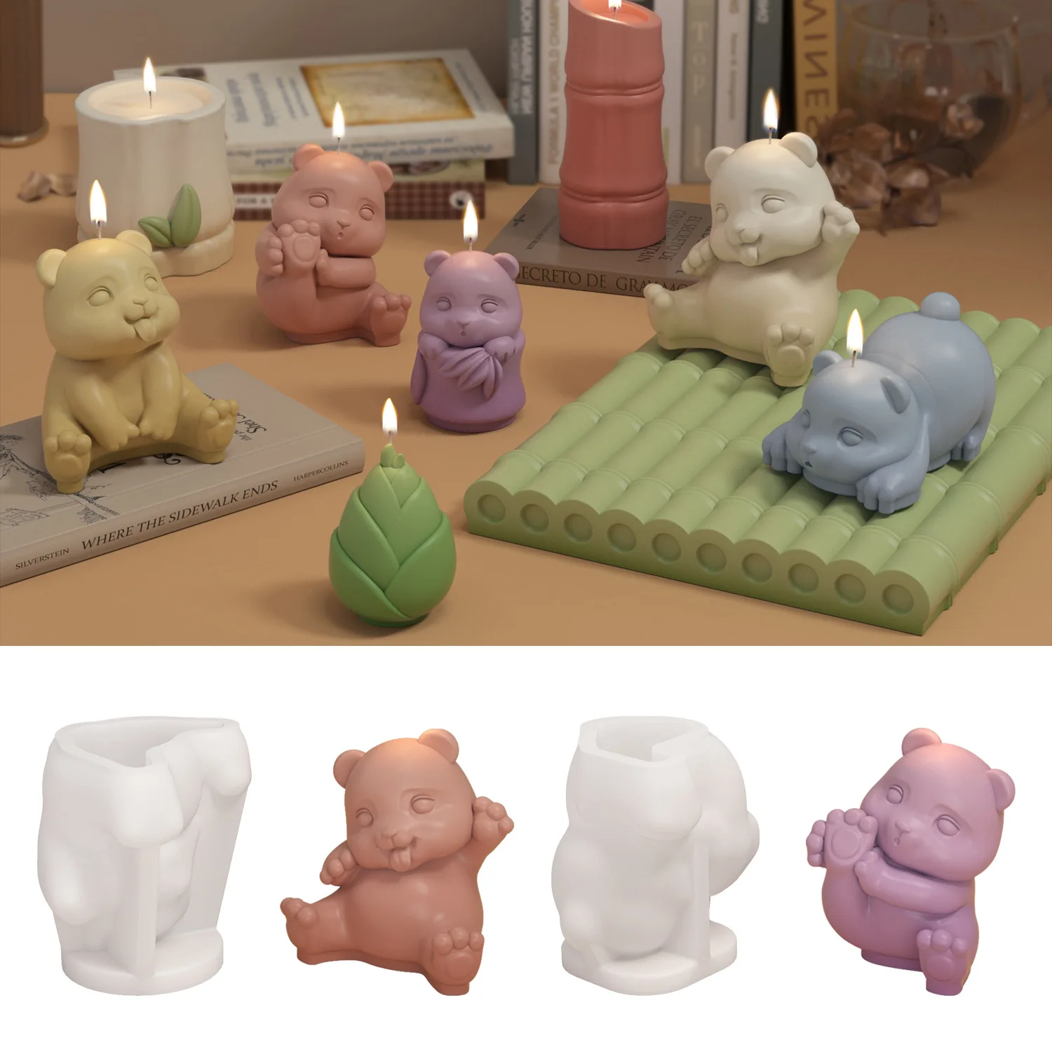 Panda-Candle-Mold-DIY-Panda-Pet-Candle-Making-Supplies-Handmade ...