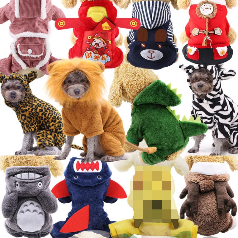 Dog-Cat-Clothing-Pet-Supplies-Cartoon-Transformation-Small-Medium-sized ...