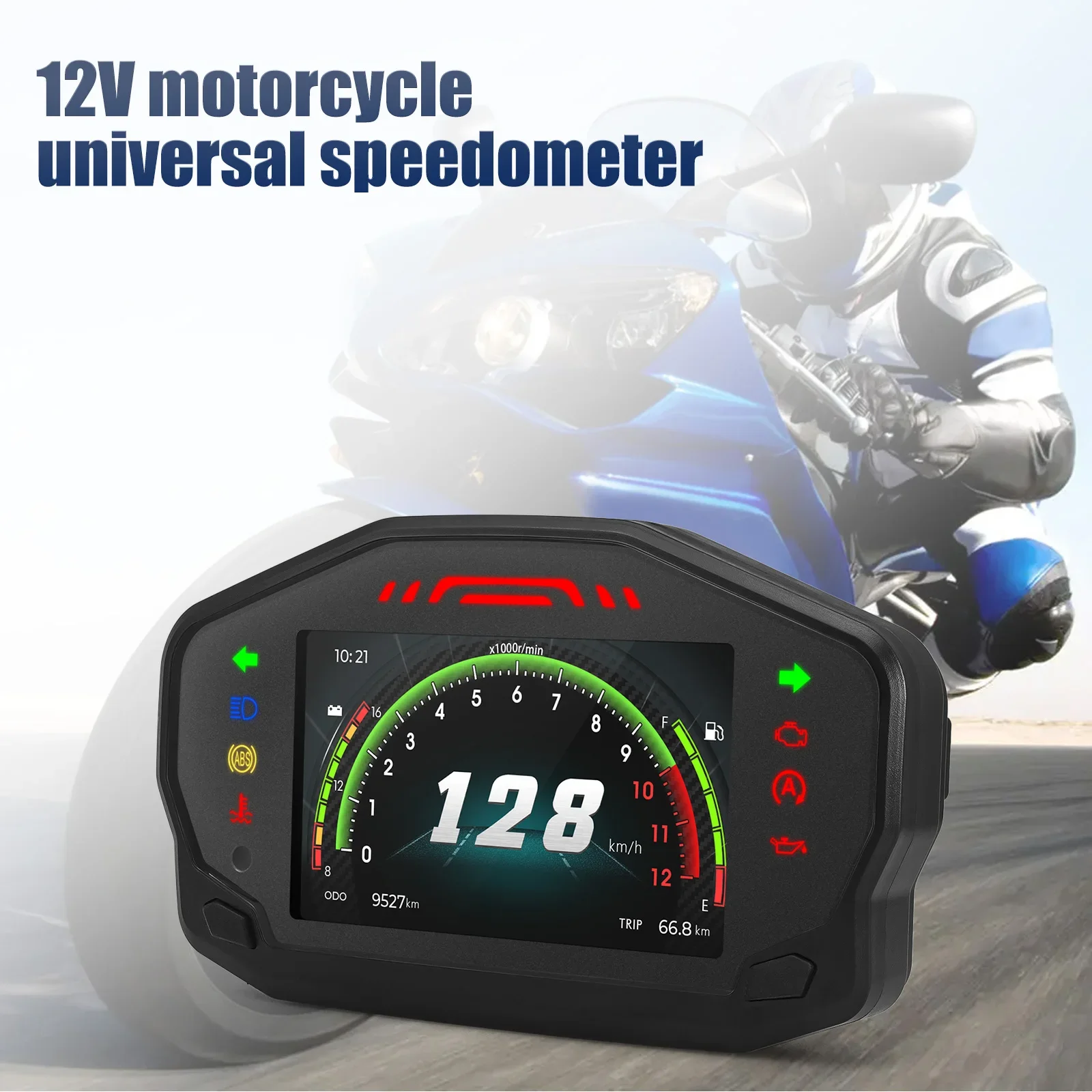 Motorcycle-Digital-Dash-Speedometer-Tachometer-Fuel-Gauge-Voltmeter ...