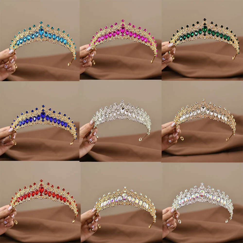 Princess-Queen-Crown-Tiara-Crystal-Rhinestone-Prom-Tiaras-And-Crowns ...