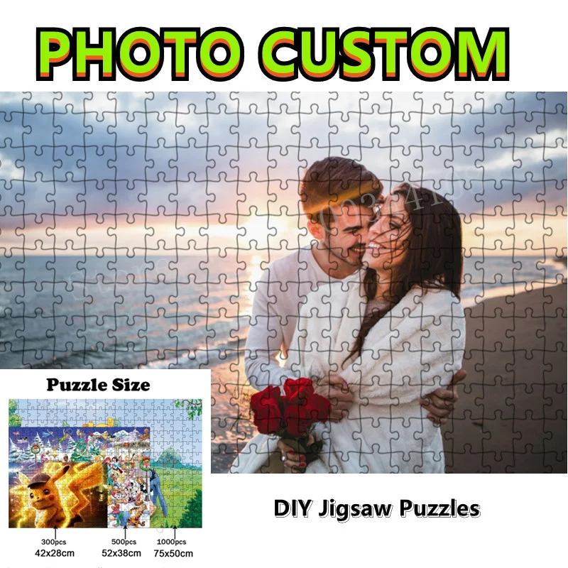 Custom-Puzzle-300-500-1000-Pieces-Wooden-paper-Photo-Custom ...