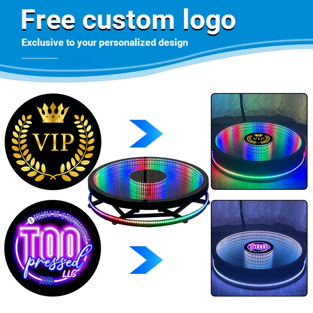 Business LED Glass spin 360 Photo Booth Video Rotating Machine Selfie ...