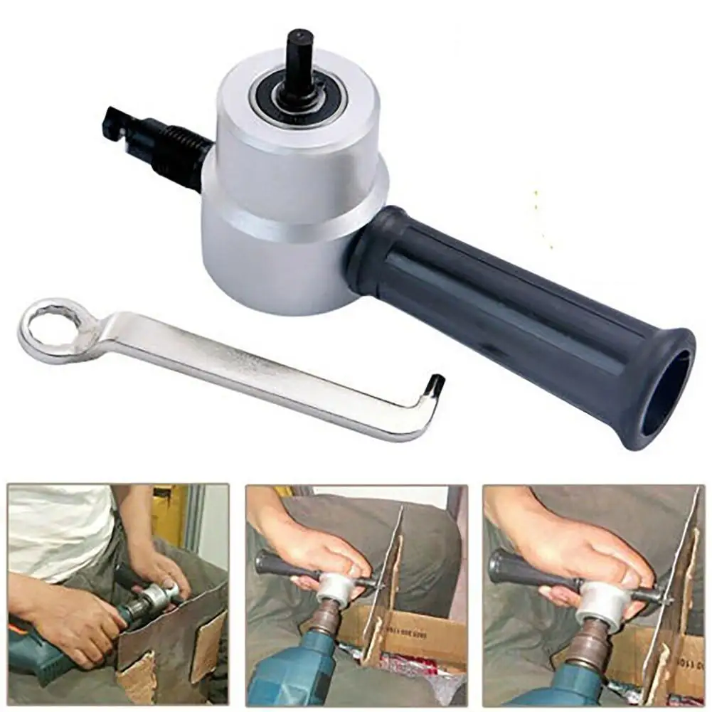 Nibble-Metal-Cutting-Double-Head-Sheet-Nibbler-Saw-Cutter-Tool-Drill ...