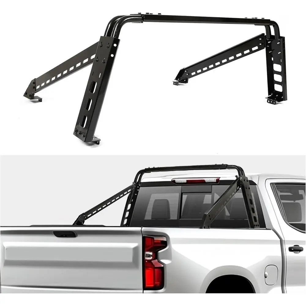Adjustable Roll Bar Compatible with Silverado/Ram/F150 Full Size Trucks ...