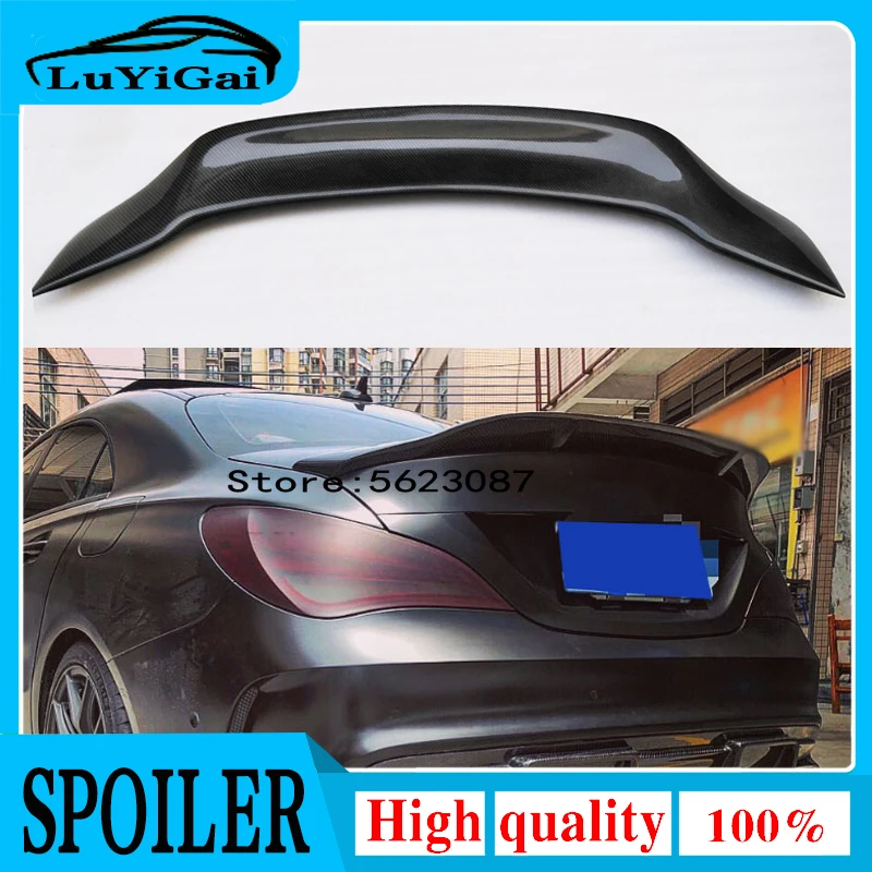 CLA Class Carbon Fiber Rear Spoiler Trunk Wings for Mercedes Benz CLA45 ...