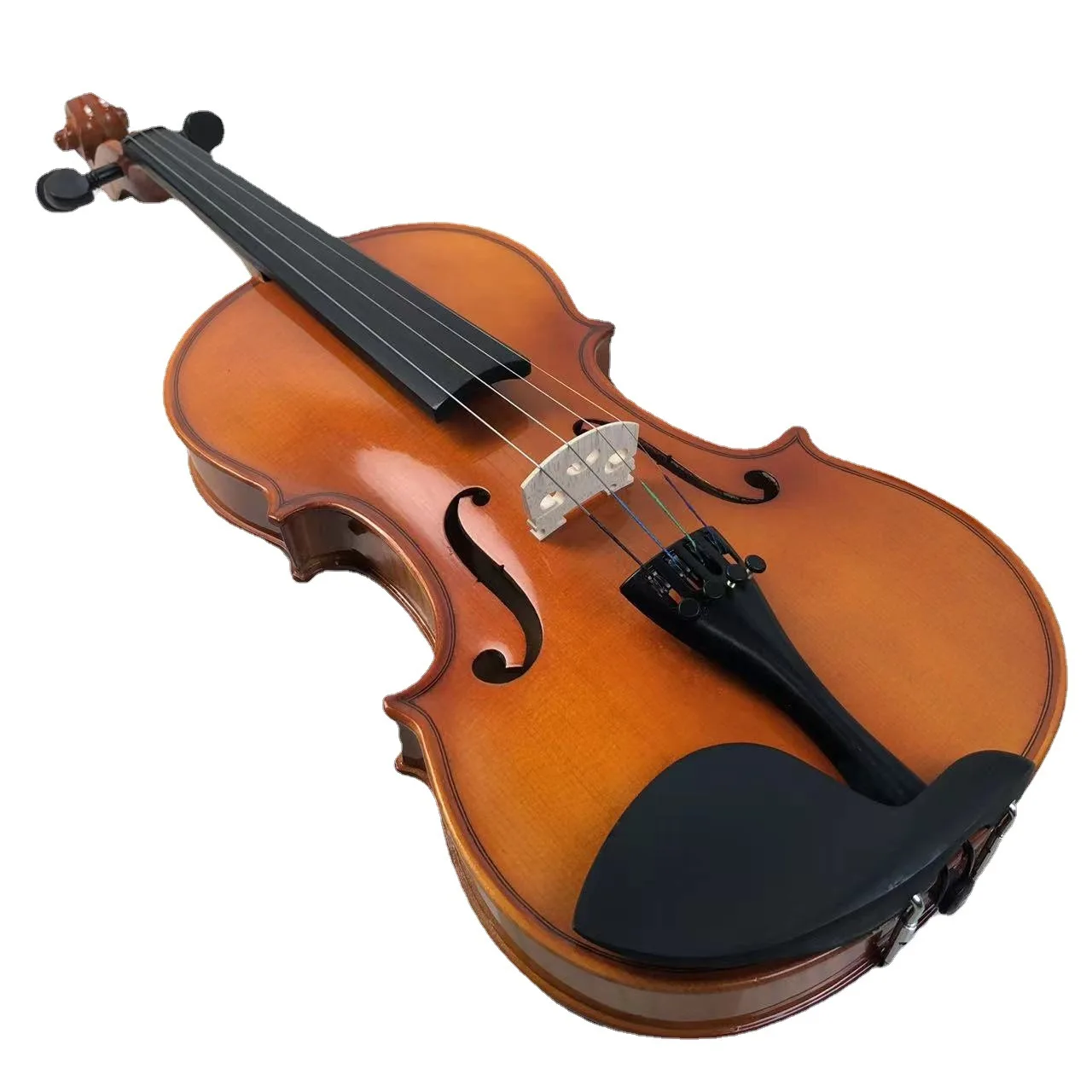 Solid-Wood-Beginner-Practice-Violin-Single-Plate-Tiger-Pattern-Maple ...