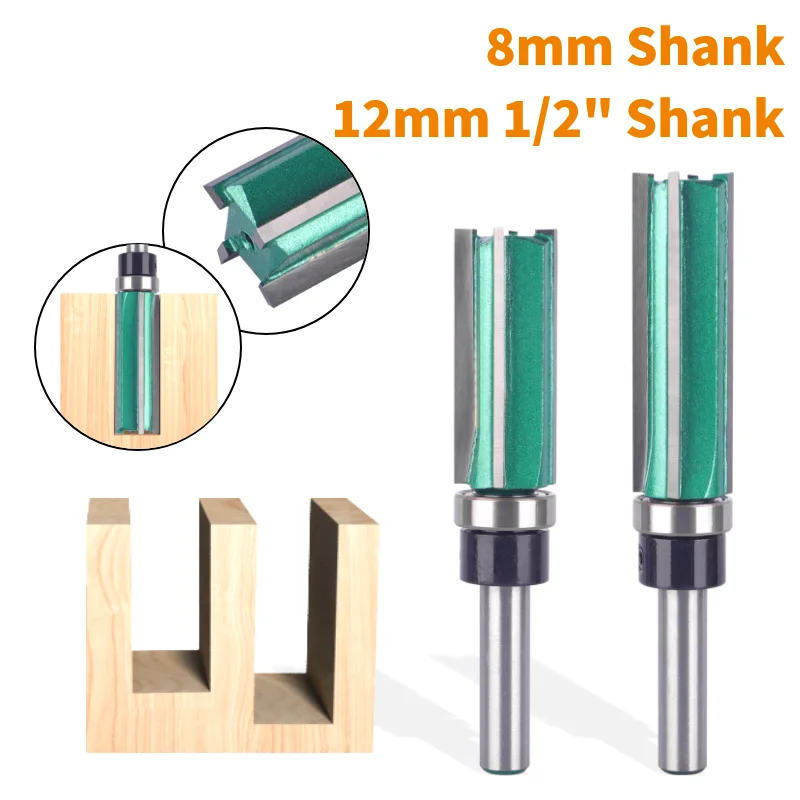 8MM 12MM Shank Z4 Pattern Bit Router Bit Woodworking Milling Cutter For ...