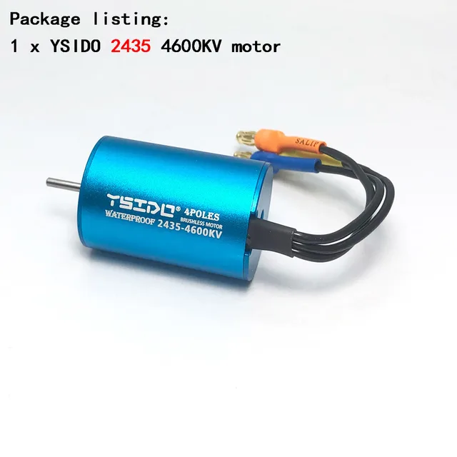 YSIDO 2435 2440 2838 2847 Brushless Motor 35A 45A ESC for Wltoys 124016 ...
