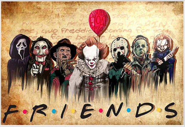 Horror Movie Characters Drawings