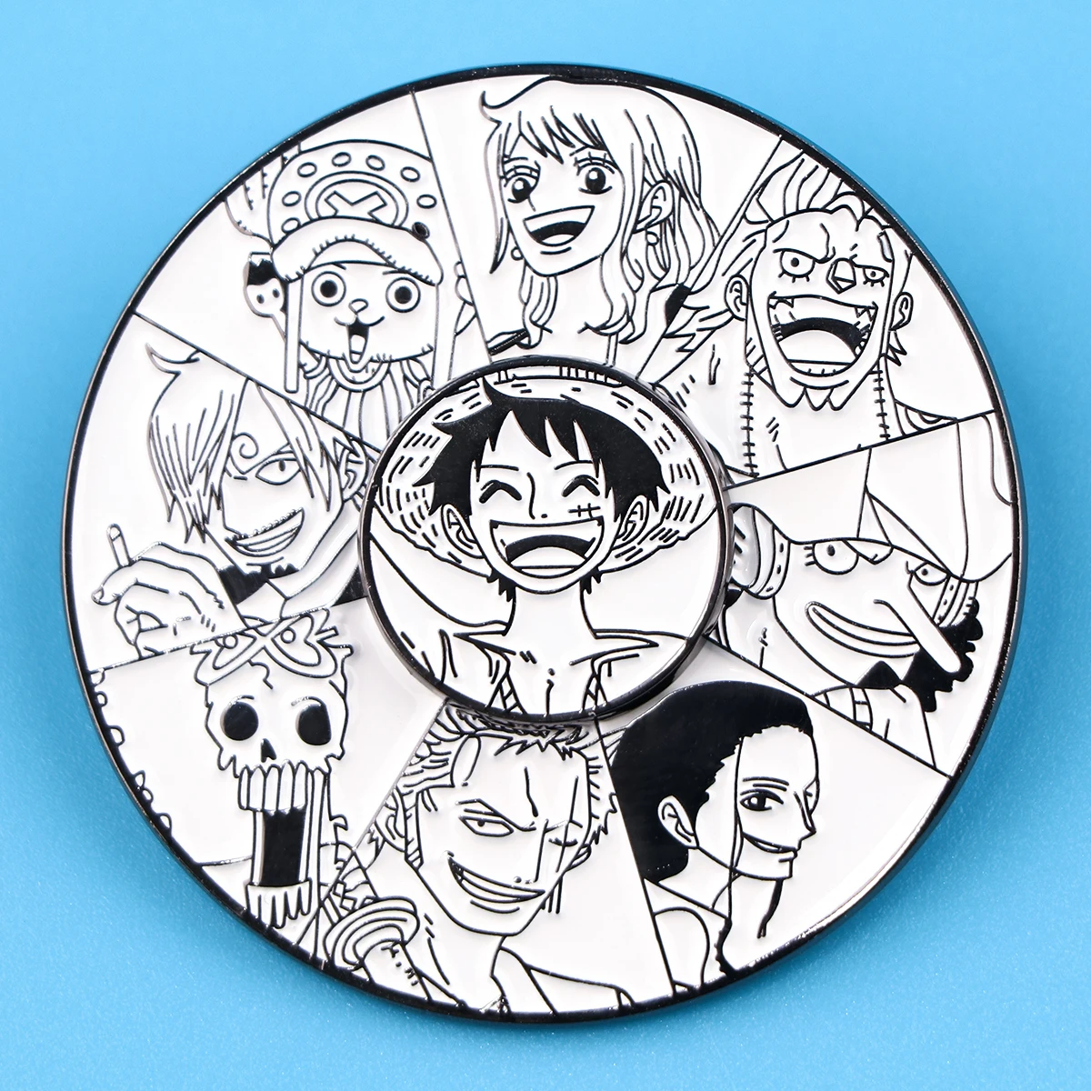 Enamel Pin Manga Brooch Pines Lapel Pins Rotatable Badge On Backpack