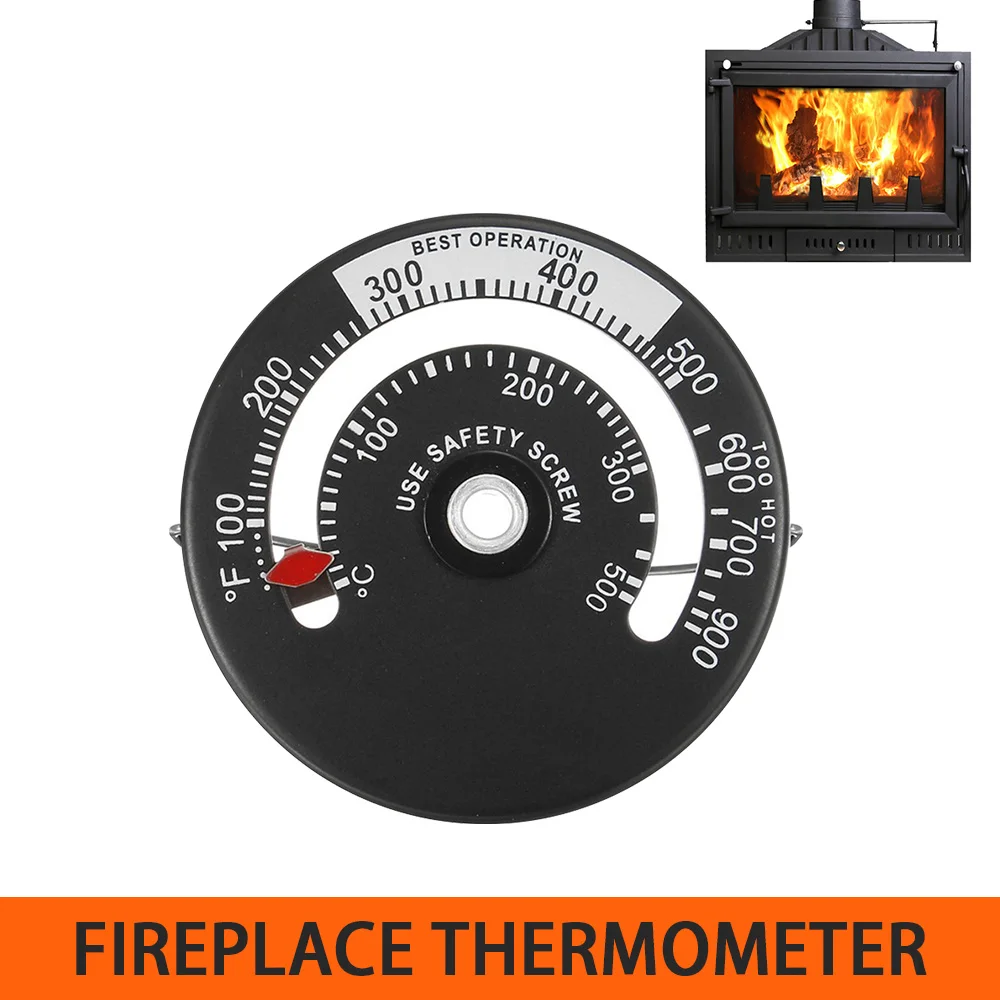 Fireplace Hot Termometer Magnetic Wood Stove Heater Thermometer Home ...