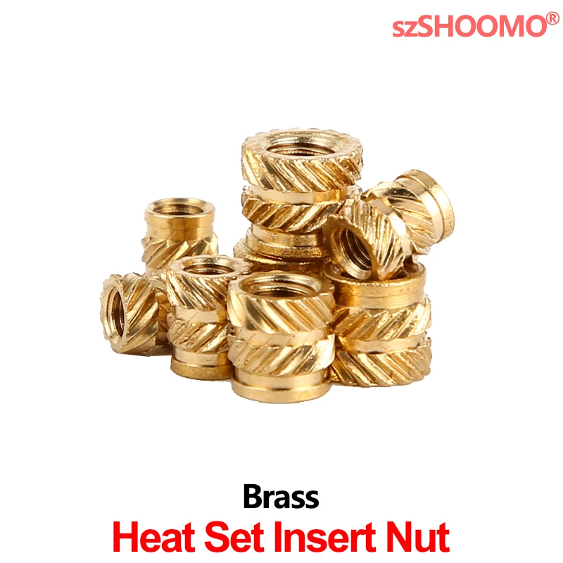Brass Heat Set Knurled Thread Insert Nuts For 3d Print Embed Parts Hot ...