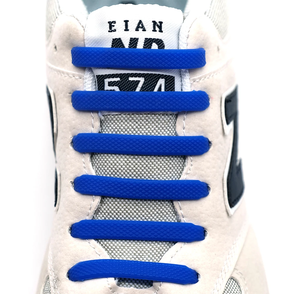 13Colors-Silicone-Elastic-Creative-Lazy-Rubber-Lace-No-Tie-Shoelace ...