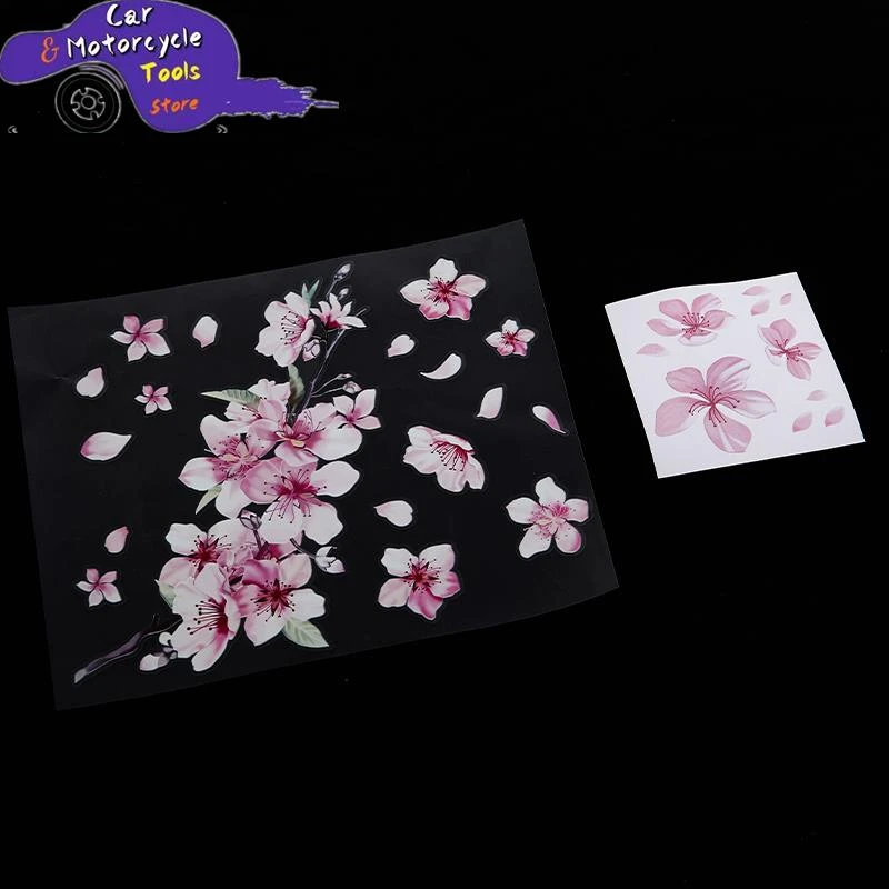 Cherry Blossom Floral Car Stickers Love Pink Auto Vinyl Deca Bumperl ...