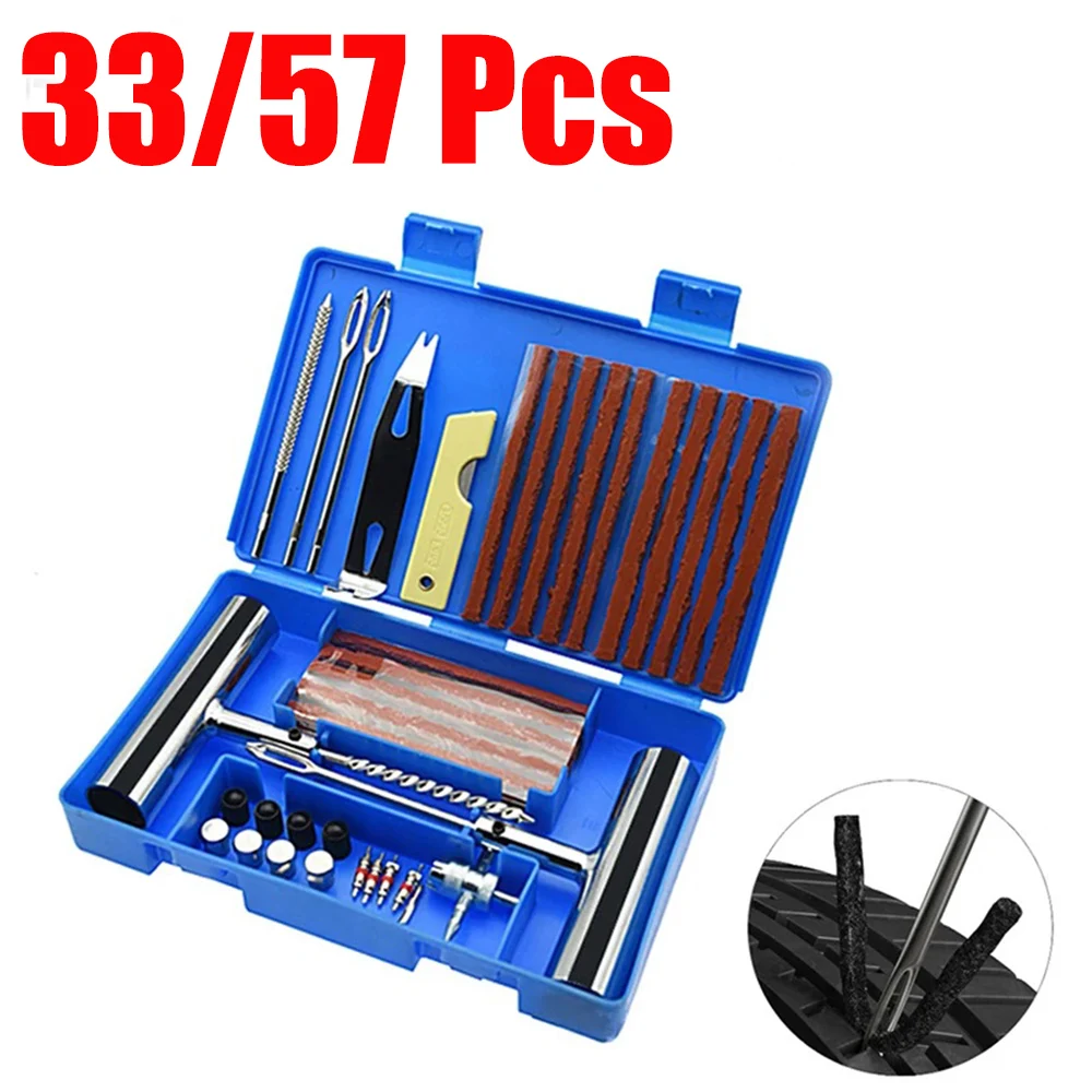 33-57pcs-Auto-Tire-Repair-Set-Puncture-Repair-Tools-Car-Van-Motorcycle ...