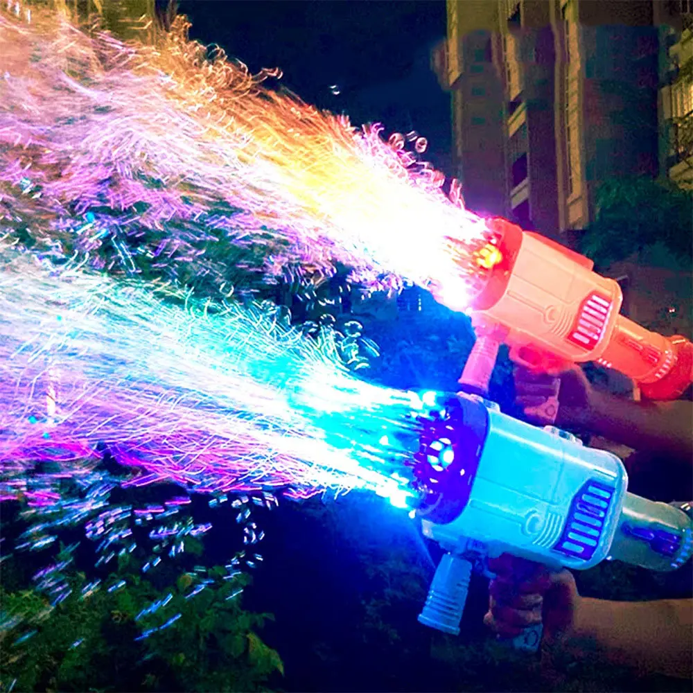 Hot Sales Electric Bubble Gun Gatlin Bubble Gun Machine Soap Bubbles Magic Bubble for Bathroom Outdoor Toys For Children AliExpress
