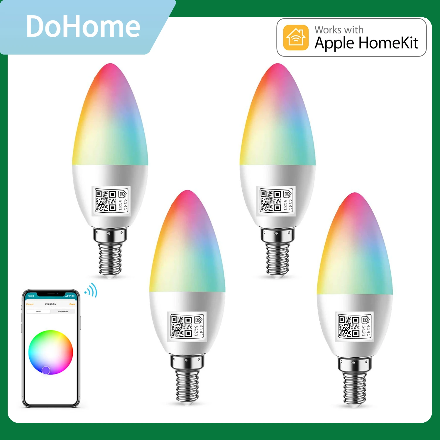 WiFi-Smart-Light-Bulbs-RGB-CW-Candelabra-LED-Bulb-5W-450LM-Chandelier ...