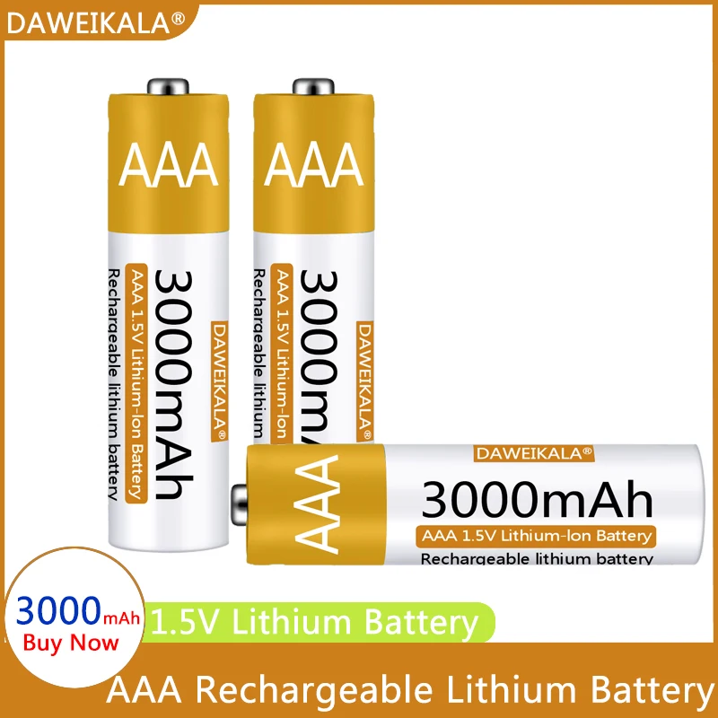 AAA-Battery-1-5V-Li-ion-AA-Rechargeable-Battery-3000mAh-AA-Lithium-ion ...